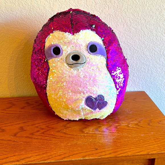 Kellytoy | Toys | Kellytoy Sequin Squishimallow Sloth Pink And Silver 4 ...